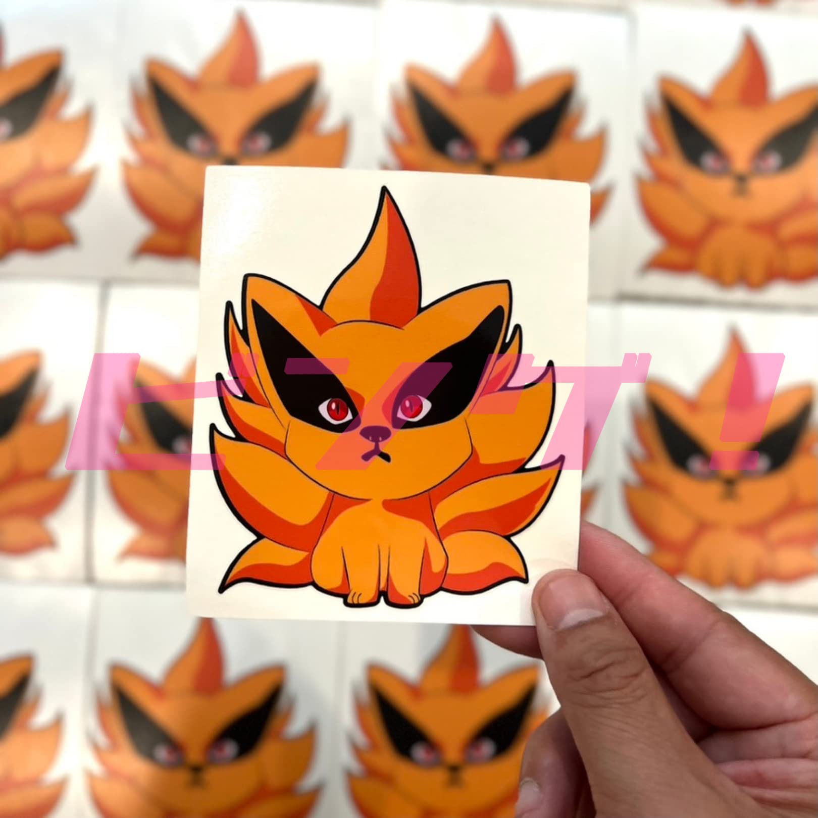 Amazon.com: BingeTokyo Anime Chibi Kurama 4.5" Tall Slap Vinyl ...