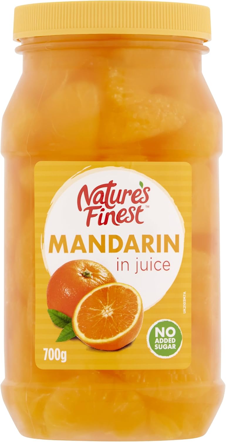 Nature's Finest | MANDARINS in Juice | 700g | Fruit pots perfect for ...