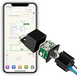 Real Time Vehicle Tracker Device, Autopmall Mini MV720 Relay Tracker ...
