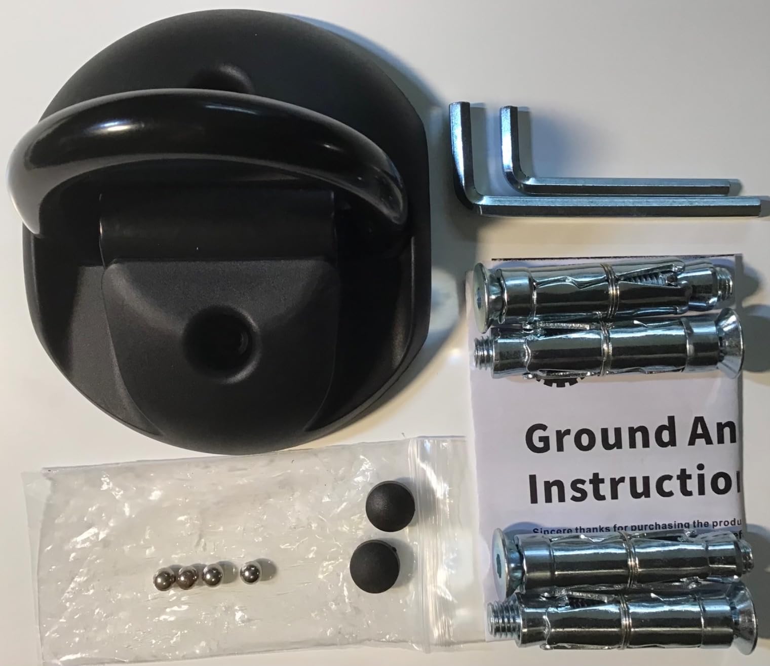 Amazon.com: AKM Security Heavy Duty Ground Anchor Floor or Wall Anchor ...