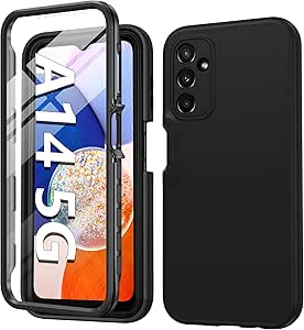Amazon.com: FNTCASE for Samsung Galaxy A14-5G Case: Shockproof Silicone Protective Phone Case ...