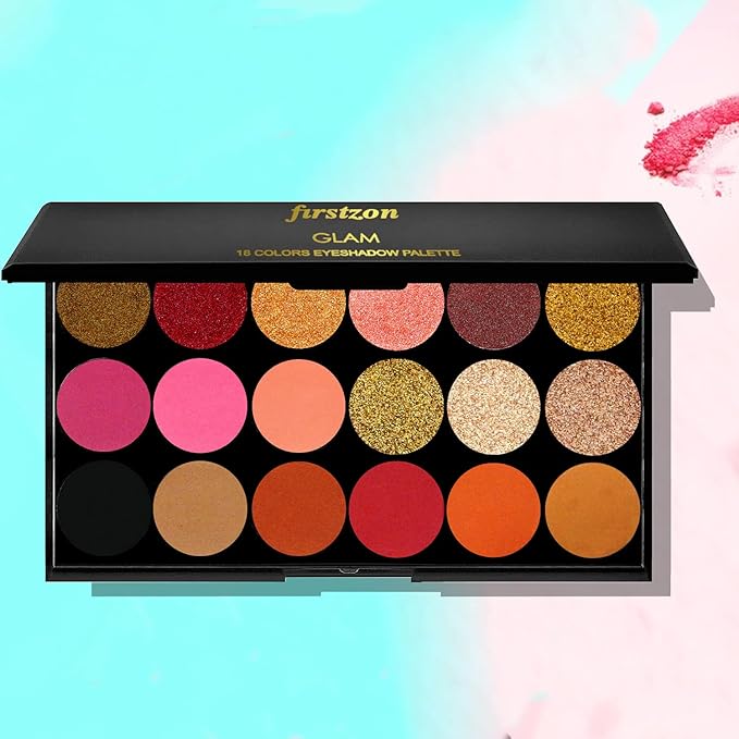 Buy VARS LONDON 18 Color shimmer eye shadow combo palette| eye shadow ...