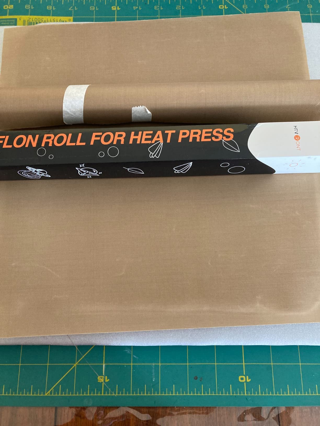 Buy HTVRONT Teflon Sheets for Heat Press - 12" x 8 FT Non Stick PTFE ...