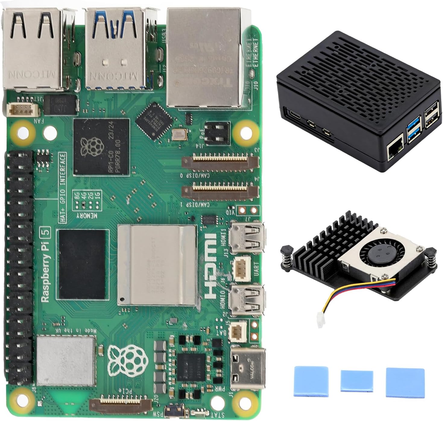Amazon.com: Tada Basic Kit for Raspberry Pi 5 4GB Including Pi 5 4GB ...