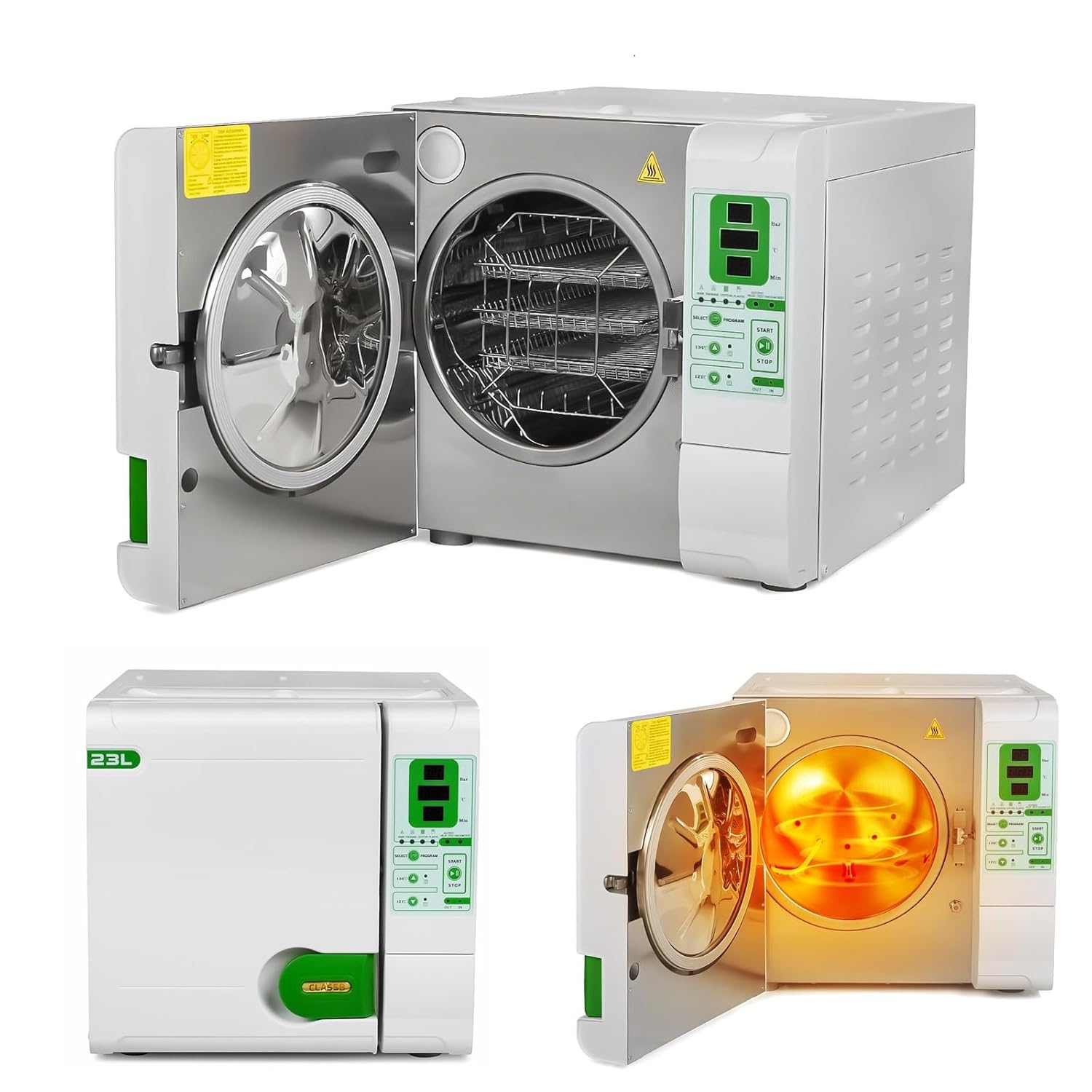 Tankredrug 23L Digital LED Autoclave Sterilizer Automatic Control Pre ...