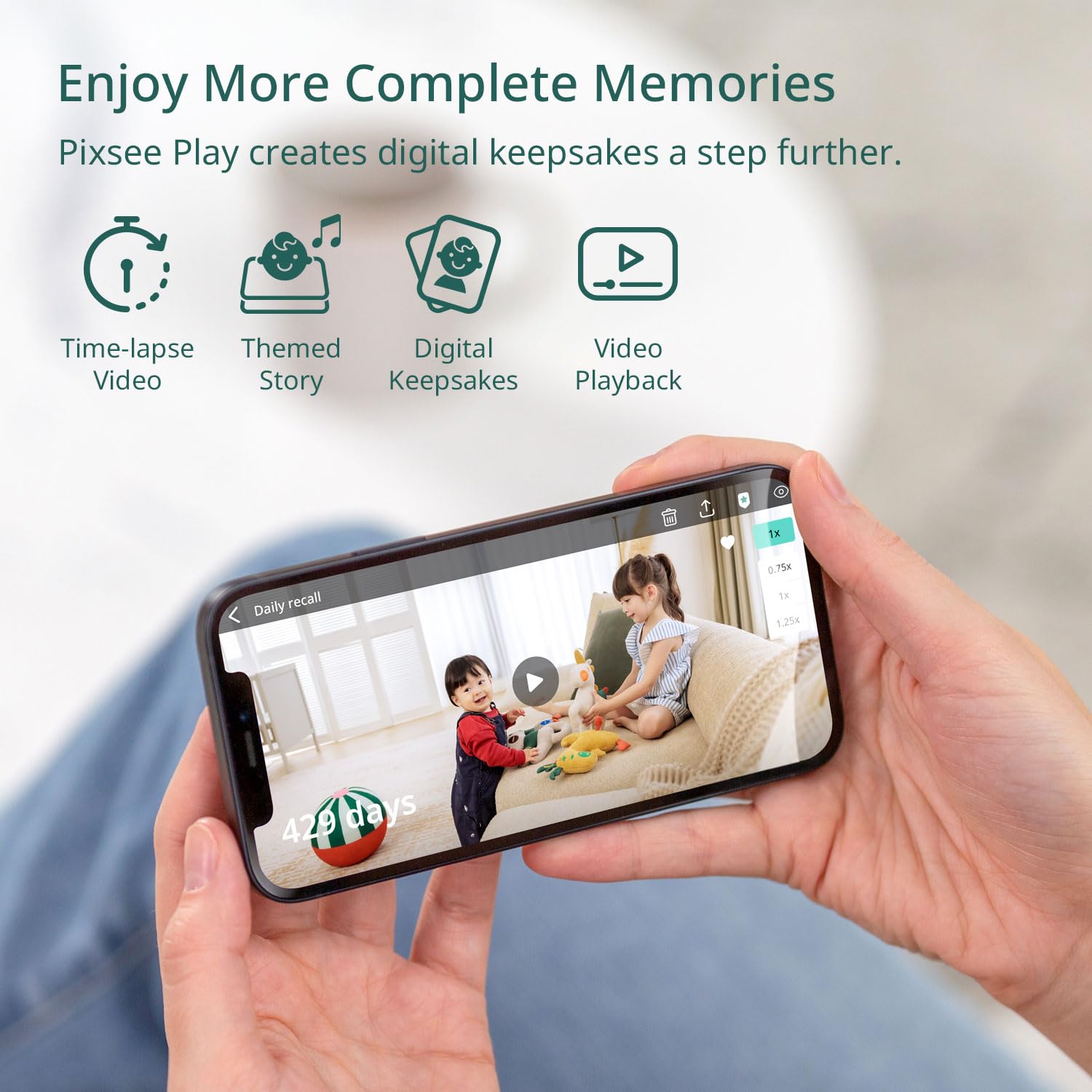 Snapklik.com : Pixsee Play Smart Baby Monitor