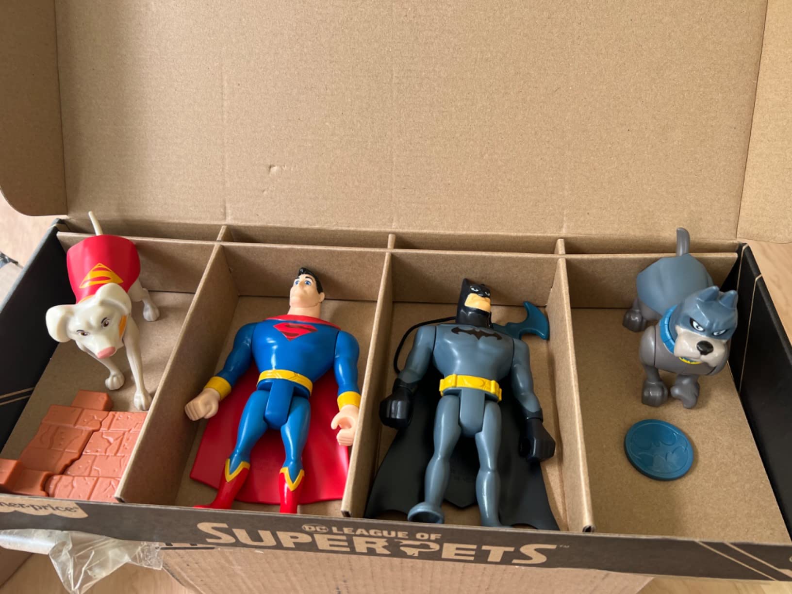 Amazon.com: Fisher-Price DC League of Super-Pets Super Hero and Action ...