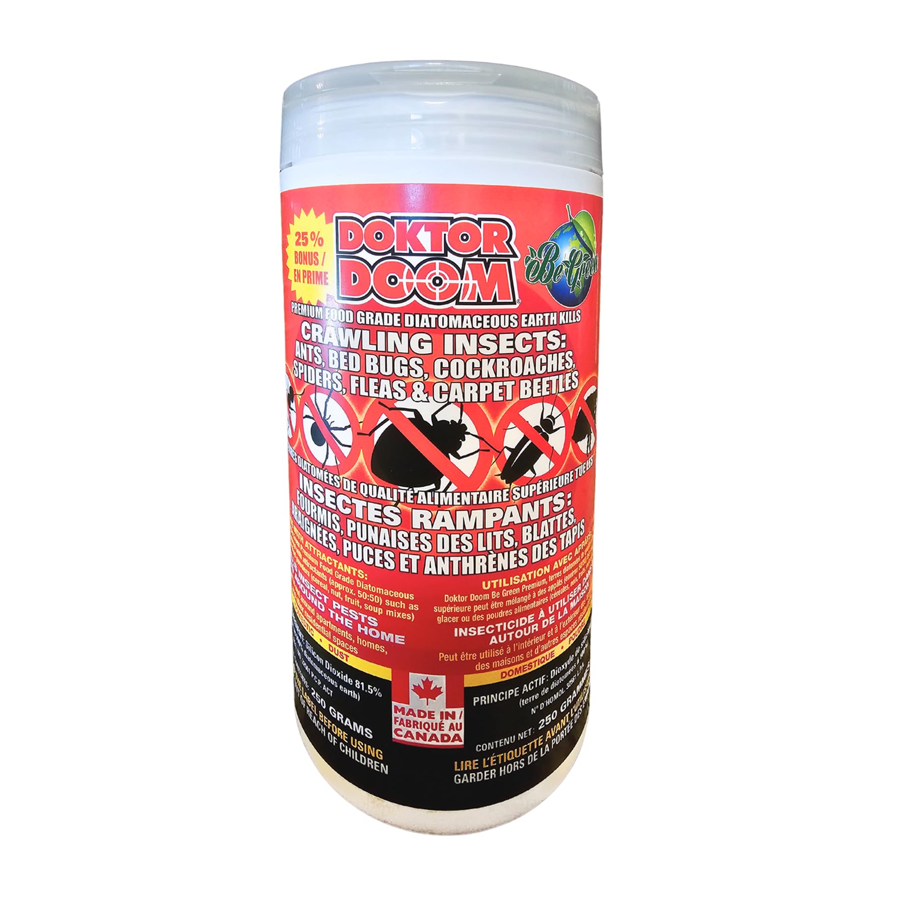 Doktor Doom Be Green Premium Food Grade Diatomaceous Earth - Kills ...