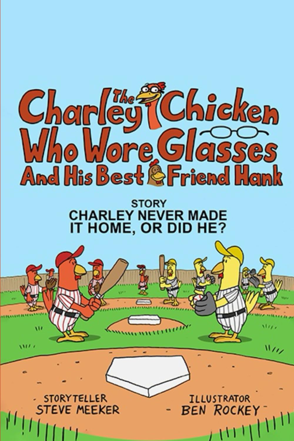 Charlie the chicken who wore glasses and his best friend Hank: Meeker ...