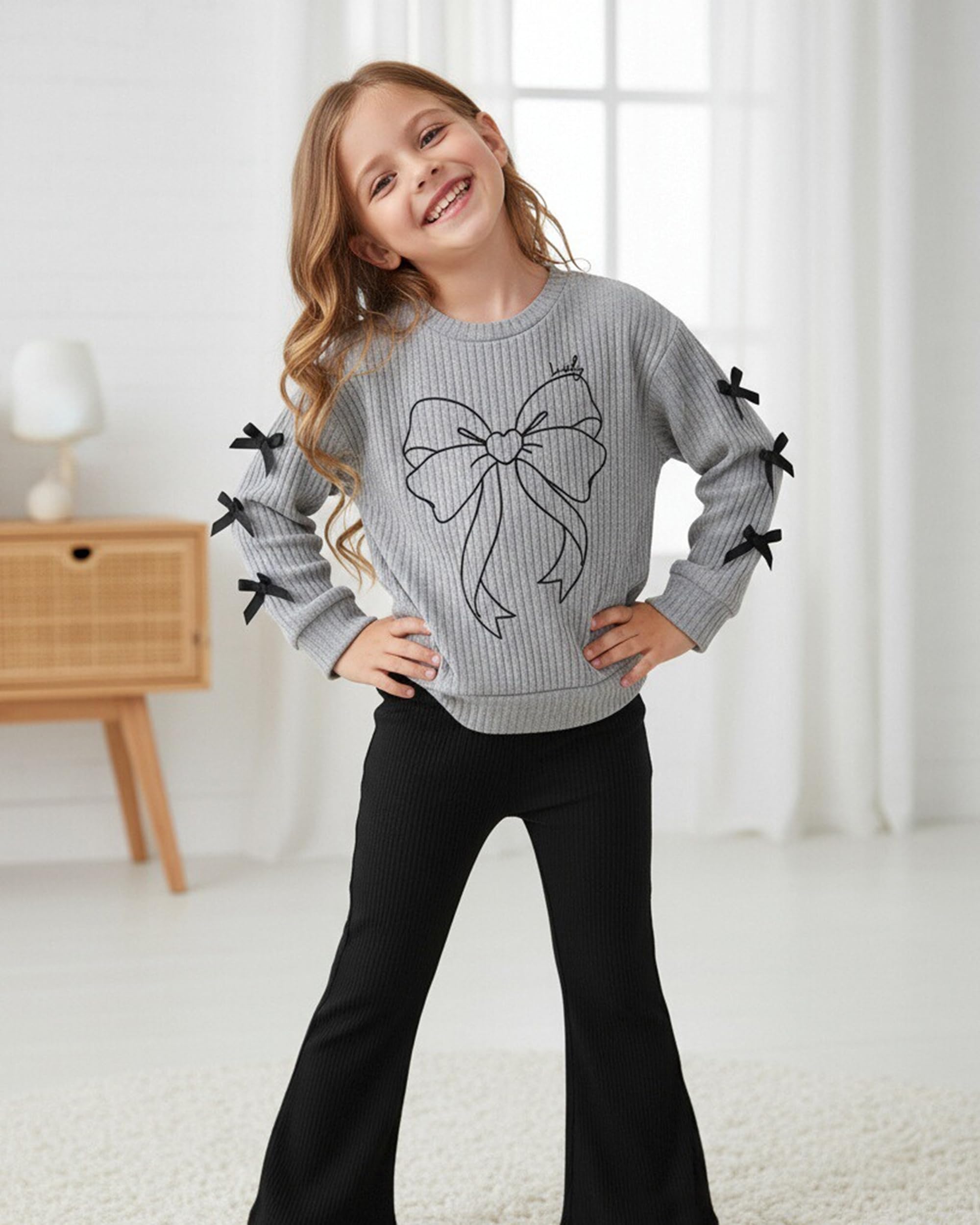 Snapklik.com : Girls Clothes Size 6 7 Kids Fall Winter Outfit Sweet ...