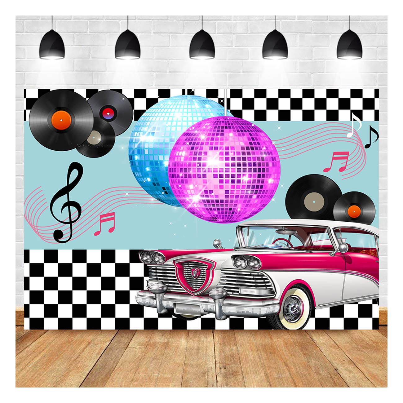 Retro Rock And Roll Background