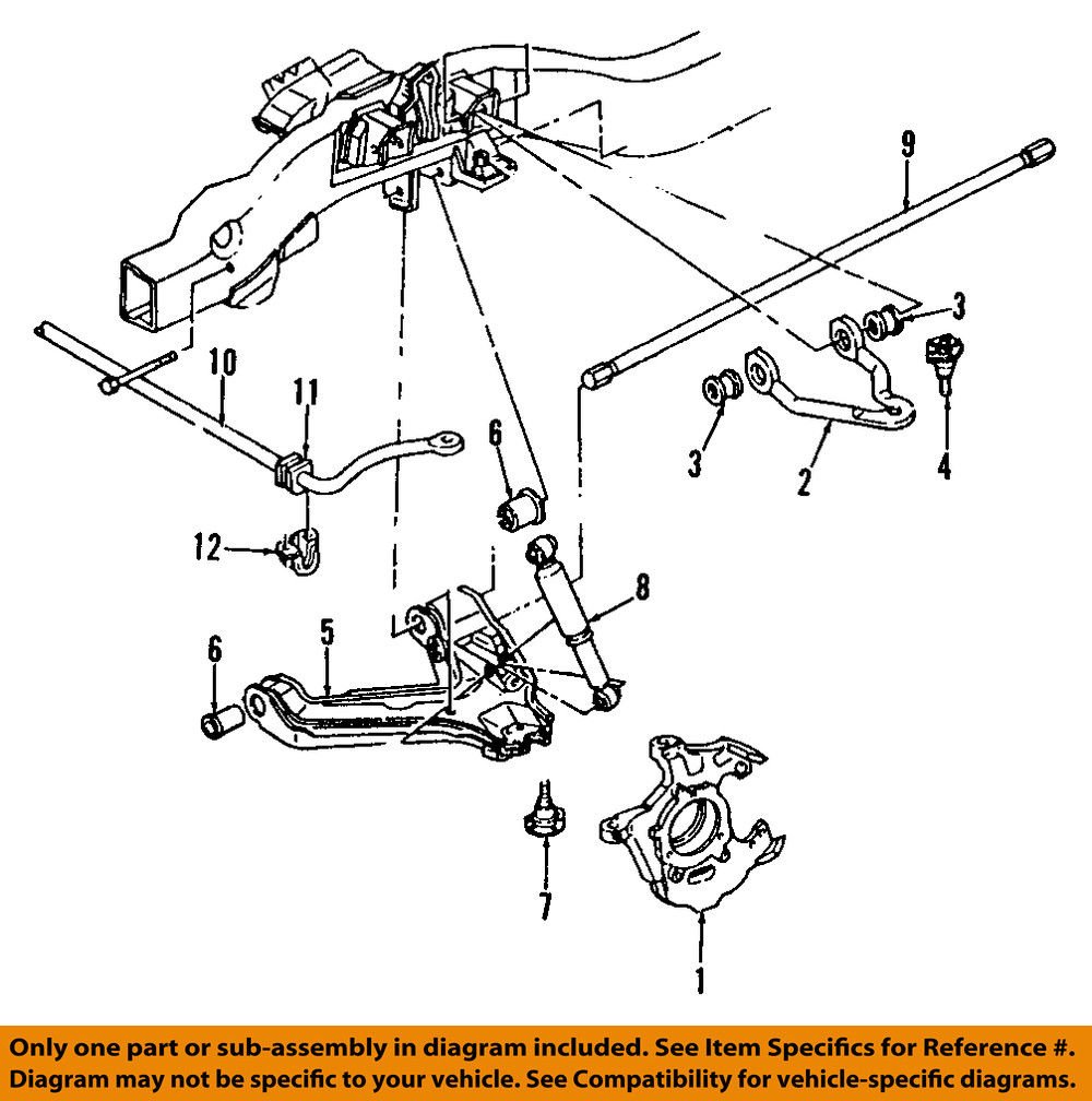 Amazon.com: General Motors 15034801, Suspension Control Arm Bushing ...