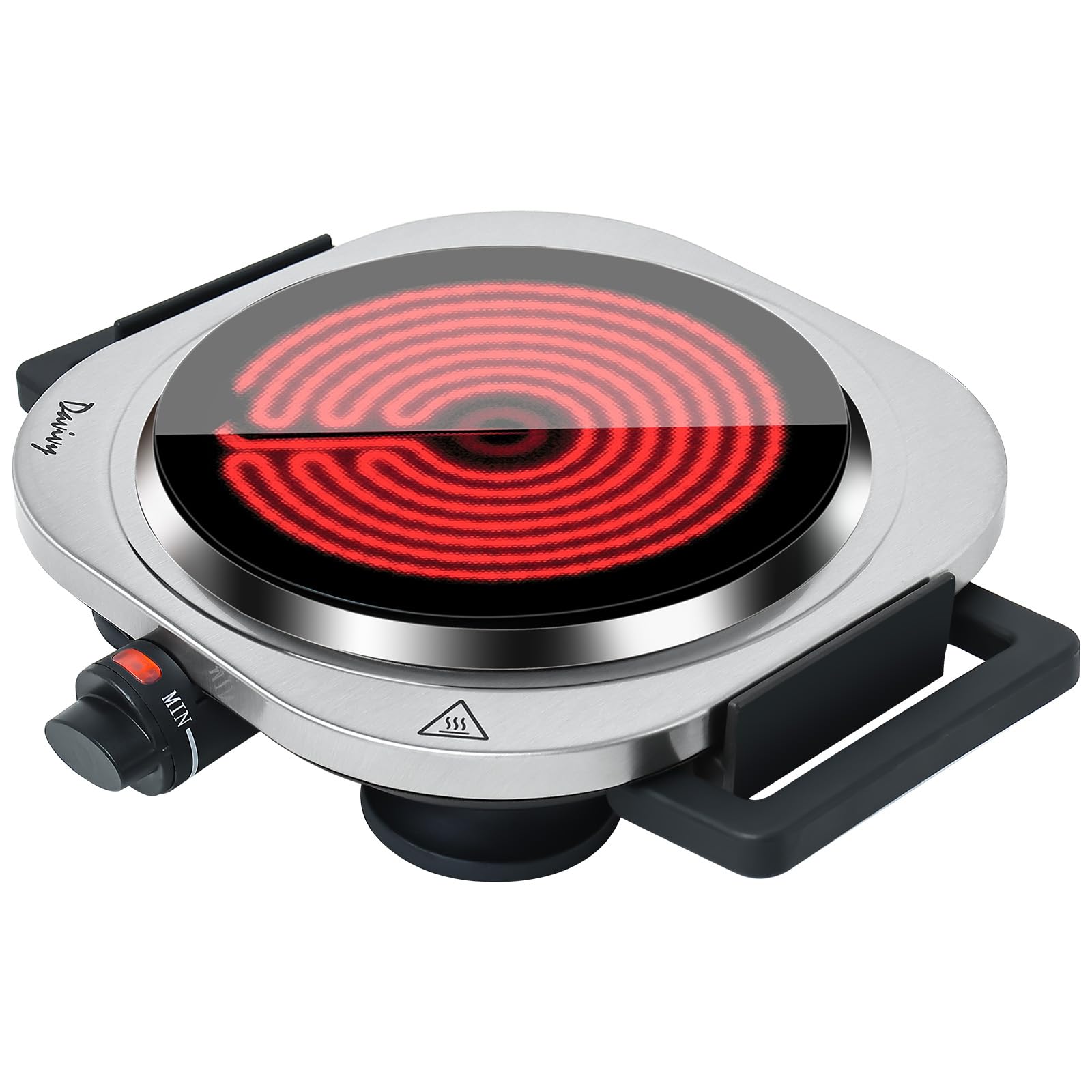 Davivy Hot Plate Electric Ceramic plate,1200W Infrared Cooktop with ...