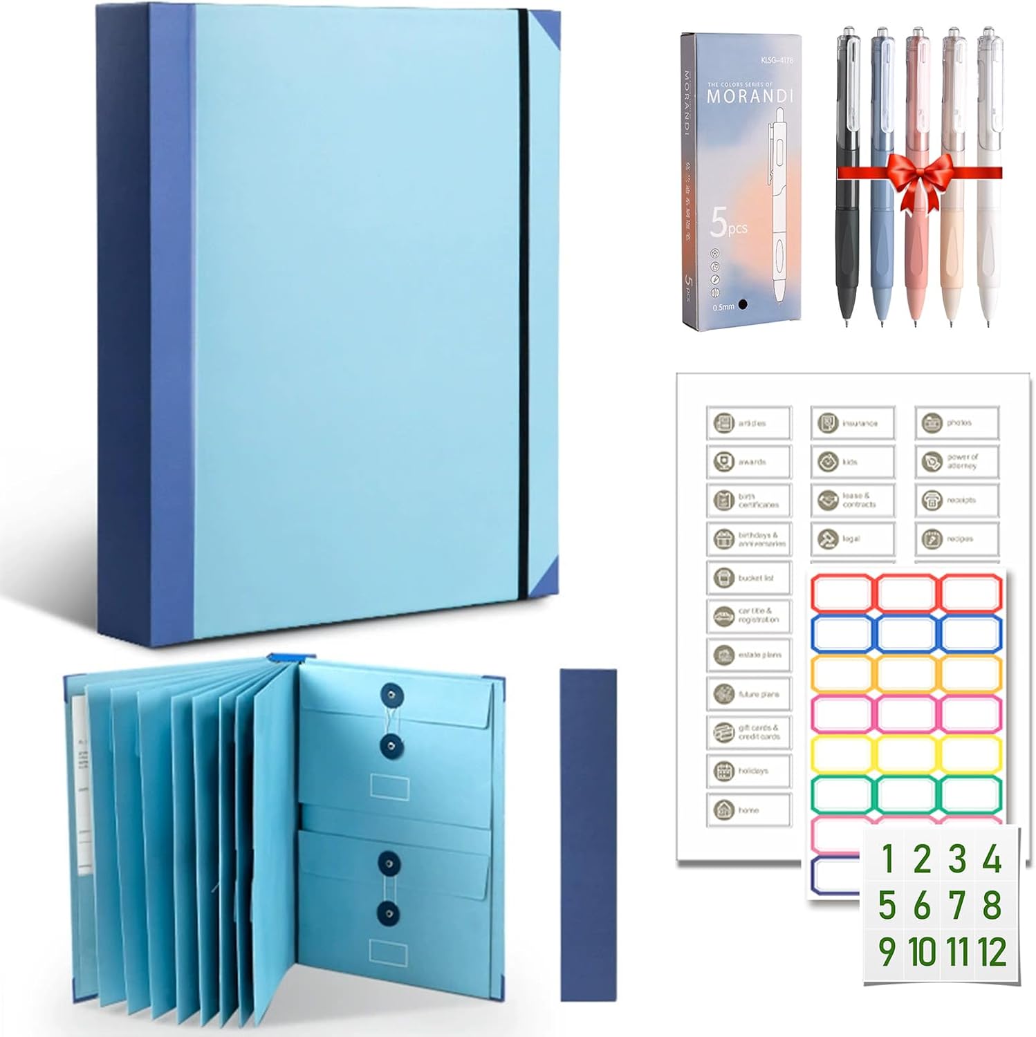 If i Die Binder Organizer, Life Book Document Organizer, Folio Document ...