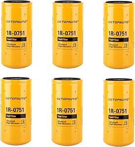 Amazon.com: GETOPAUTO 1R-0751 Fuel Filter Compatible With Caterpillar ...