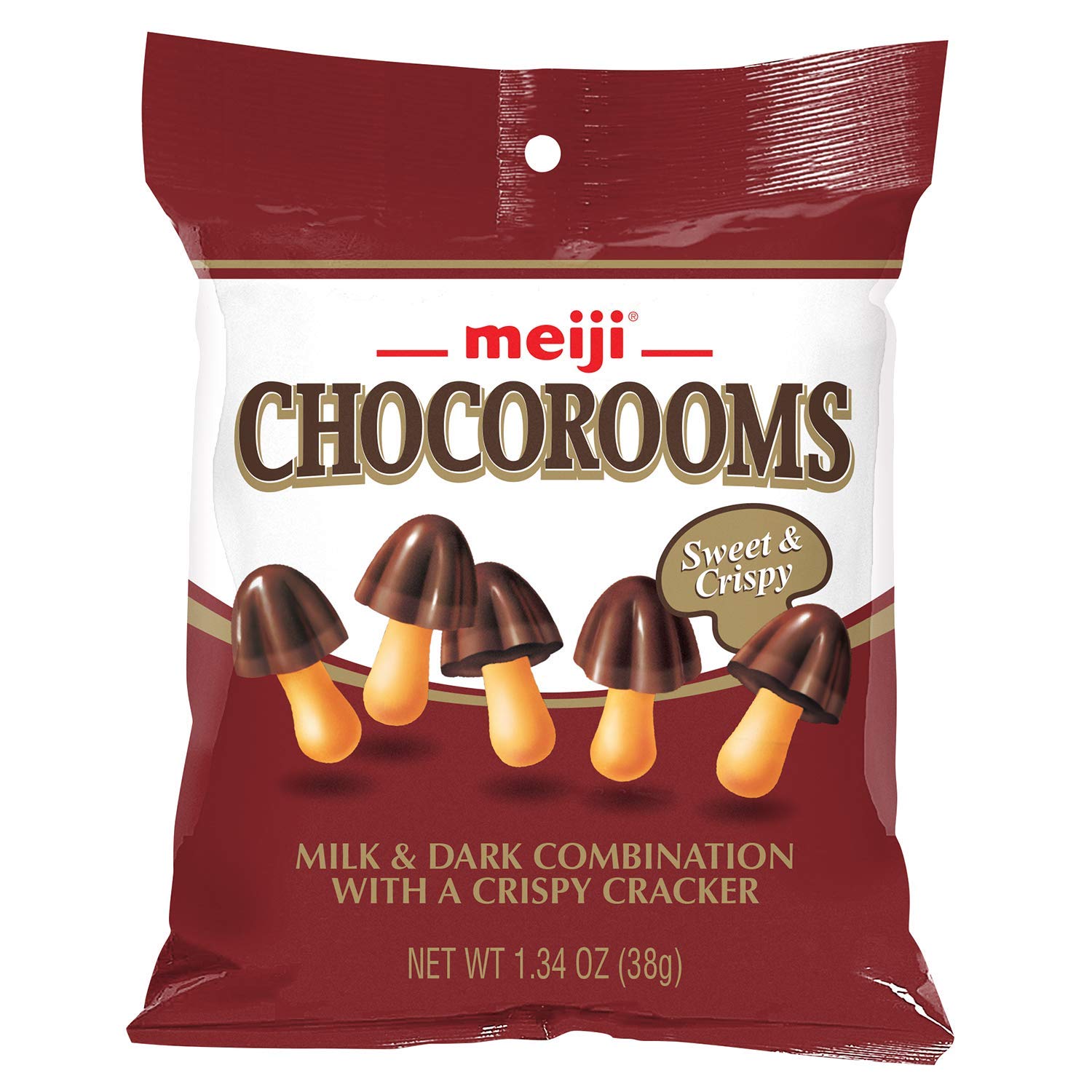Snapklik.com : Meiji Chocorooms Crispy Crackers, Milk And Dark ...