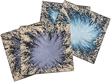 Shudehill Giftware Aurora Cosmic Space Glass Coasters Set of 4. Two of ...