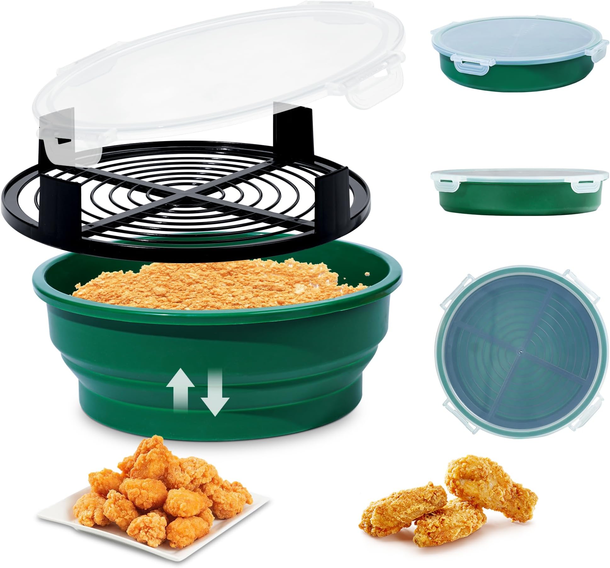 Amazon.com: COOK'S CHOICE The Original Better Breader Bowl All-in-One ...