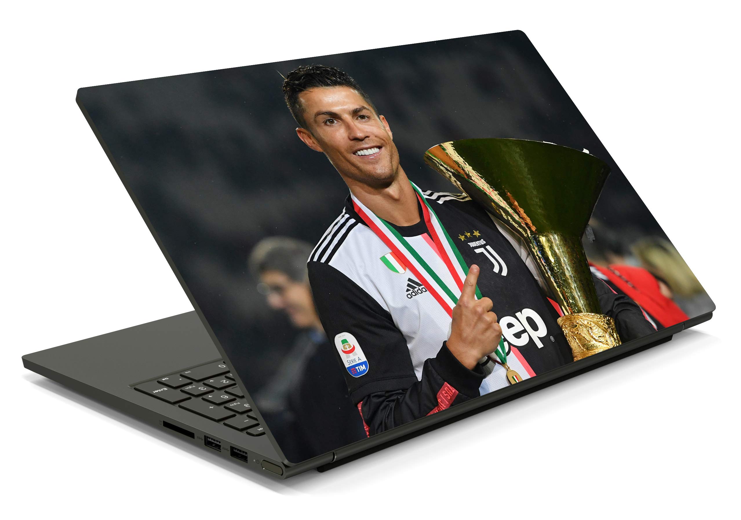 ISEE 360® Laptop Skin Cover Laminated Cristiano Ronaldo Stickers and ...