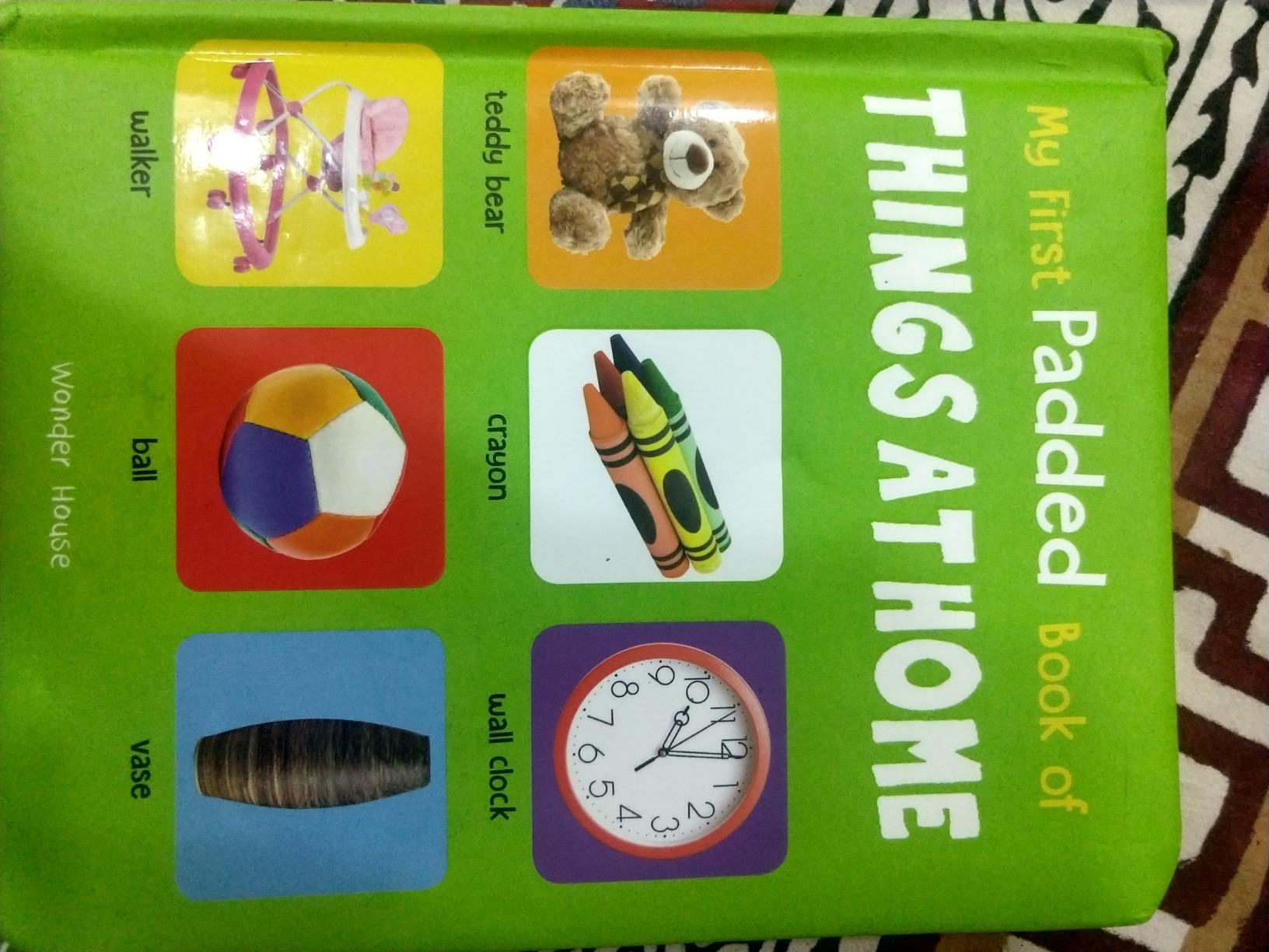 My First Padded Book of Things at Home: Early Learning Padded Board ...