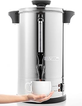Amazon.com | SYBO SR-CP-50B Commercial Grade Stainless Steel Percolate ...