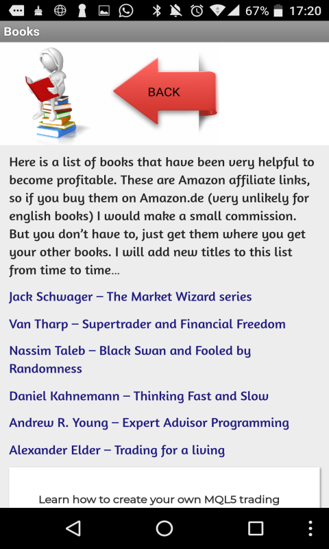 MQL5 Tutorial - Simple Automated Trading:Amazon.de:Appstore for Android