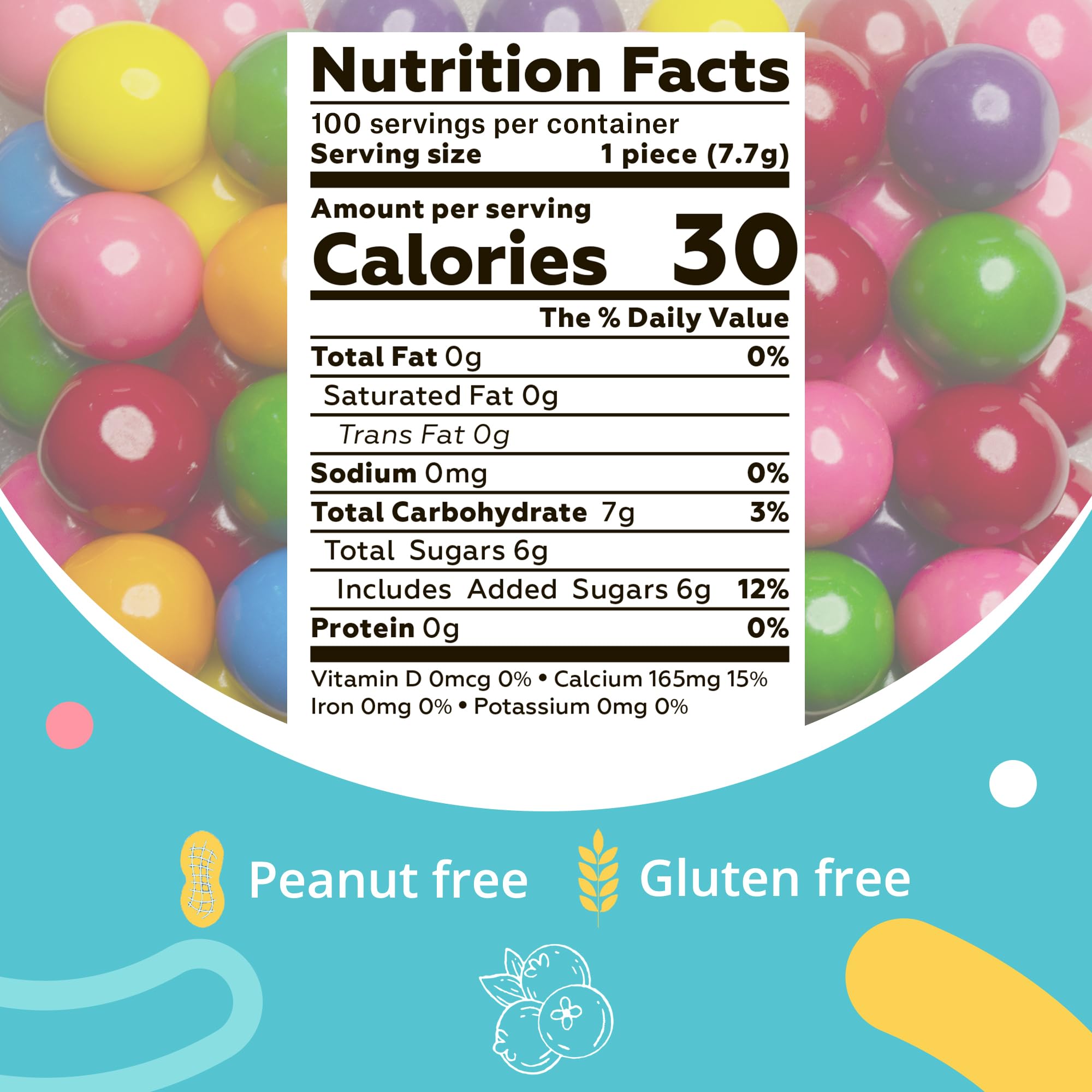 Snapklik.com : Gumballs For Gumball Machine - 1 Inch Large Gumballs ...
