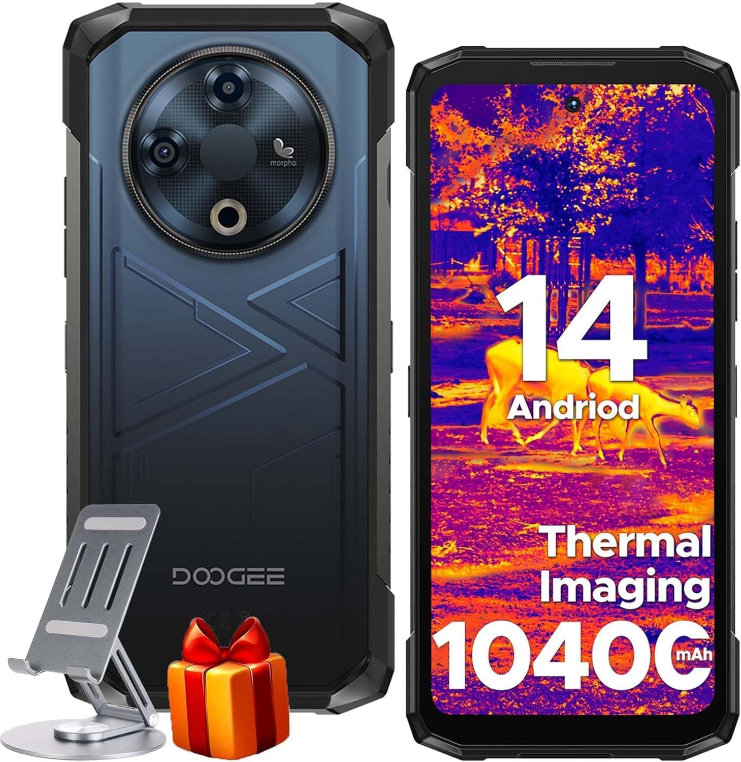 Amazon.com: DOOGEE Fire 6 Rugged Phone with Thermal Image Camera ...