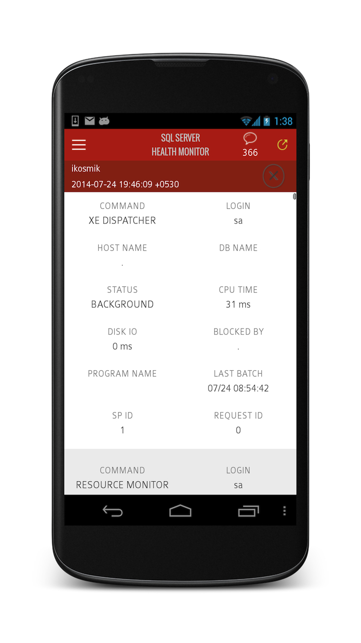 SQL SERVER MONITORING FOR DBA - App on Amazon Appstore