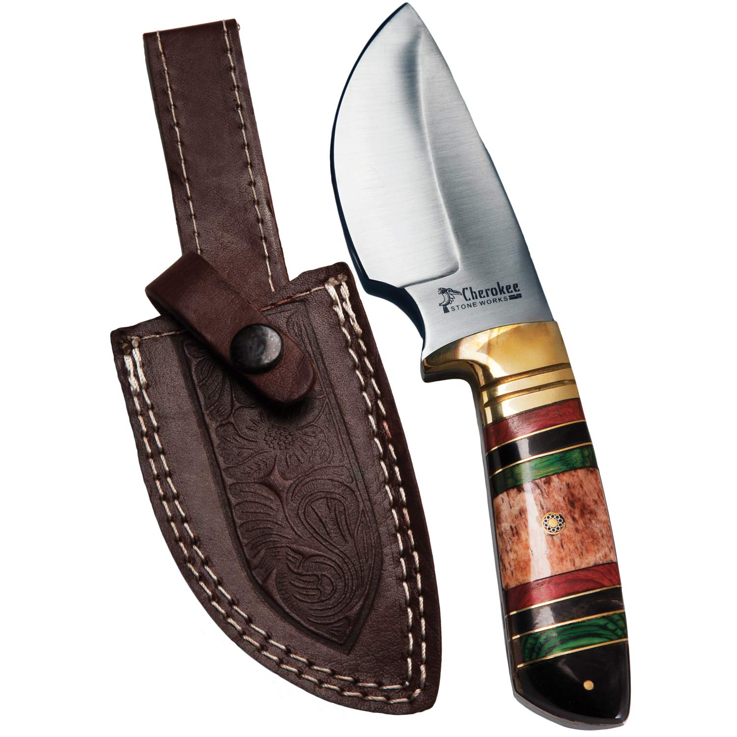 Buy Stauer River Canyon Bowie Knife with Leather Sheath Online at ...