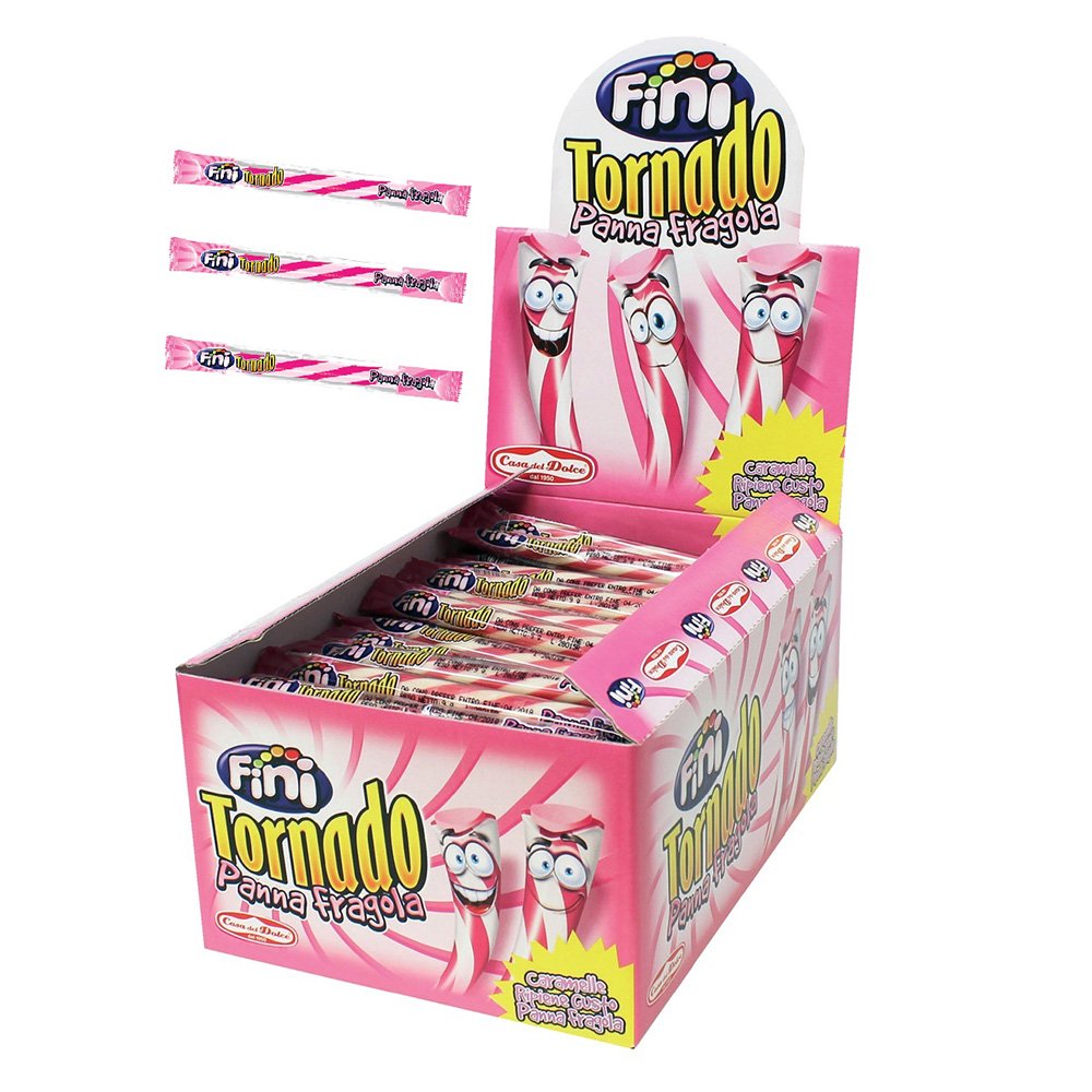 Fini Strawberry & Cream Tornado Bars 1,35 kg x 150 : Amazon.de: Sonstiges