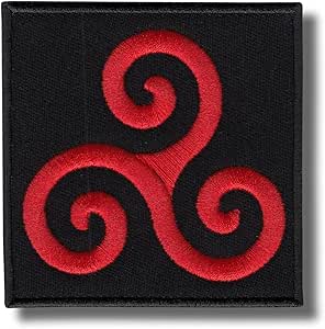 Amazon.com: Triskelion - Embroidered Patch 8x8 cm