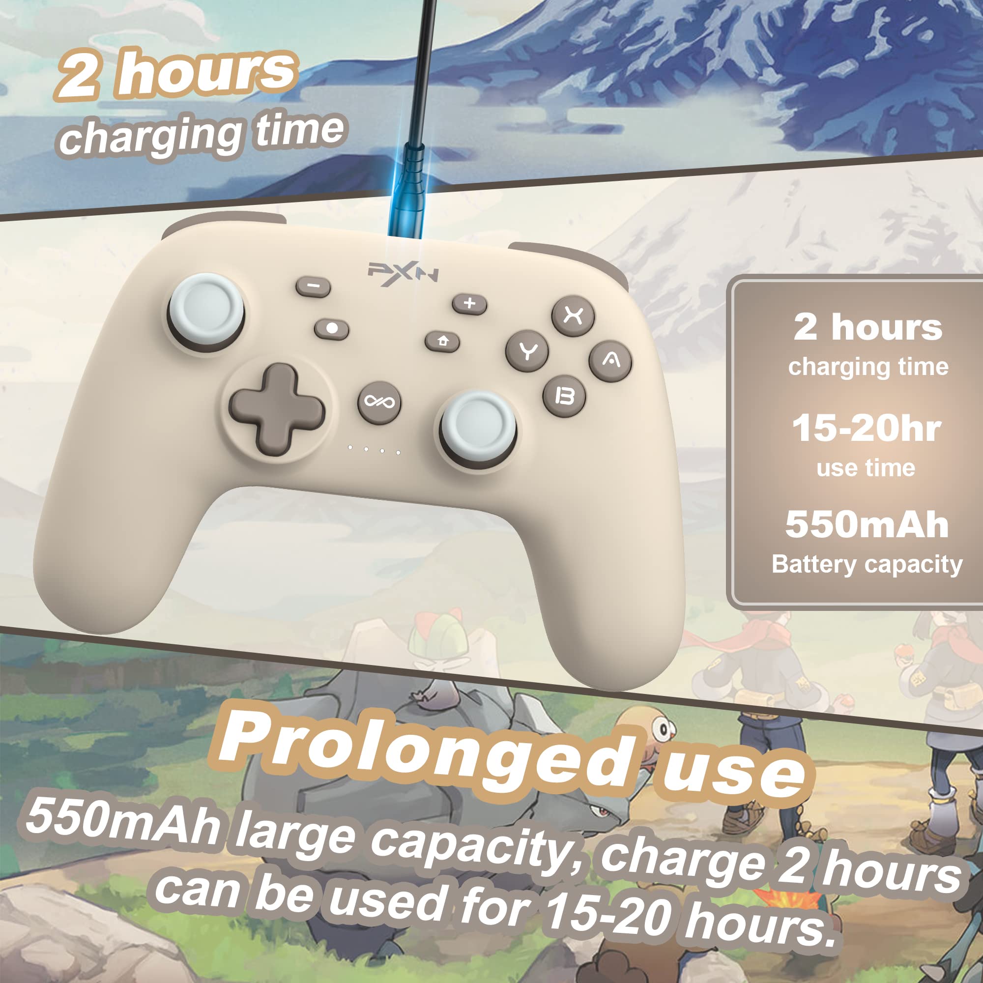 Snapklik.com : PXN Switch Controller - Wireless For Switch/Lite/OLED