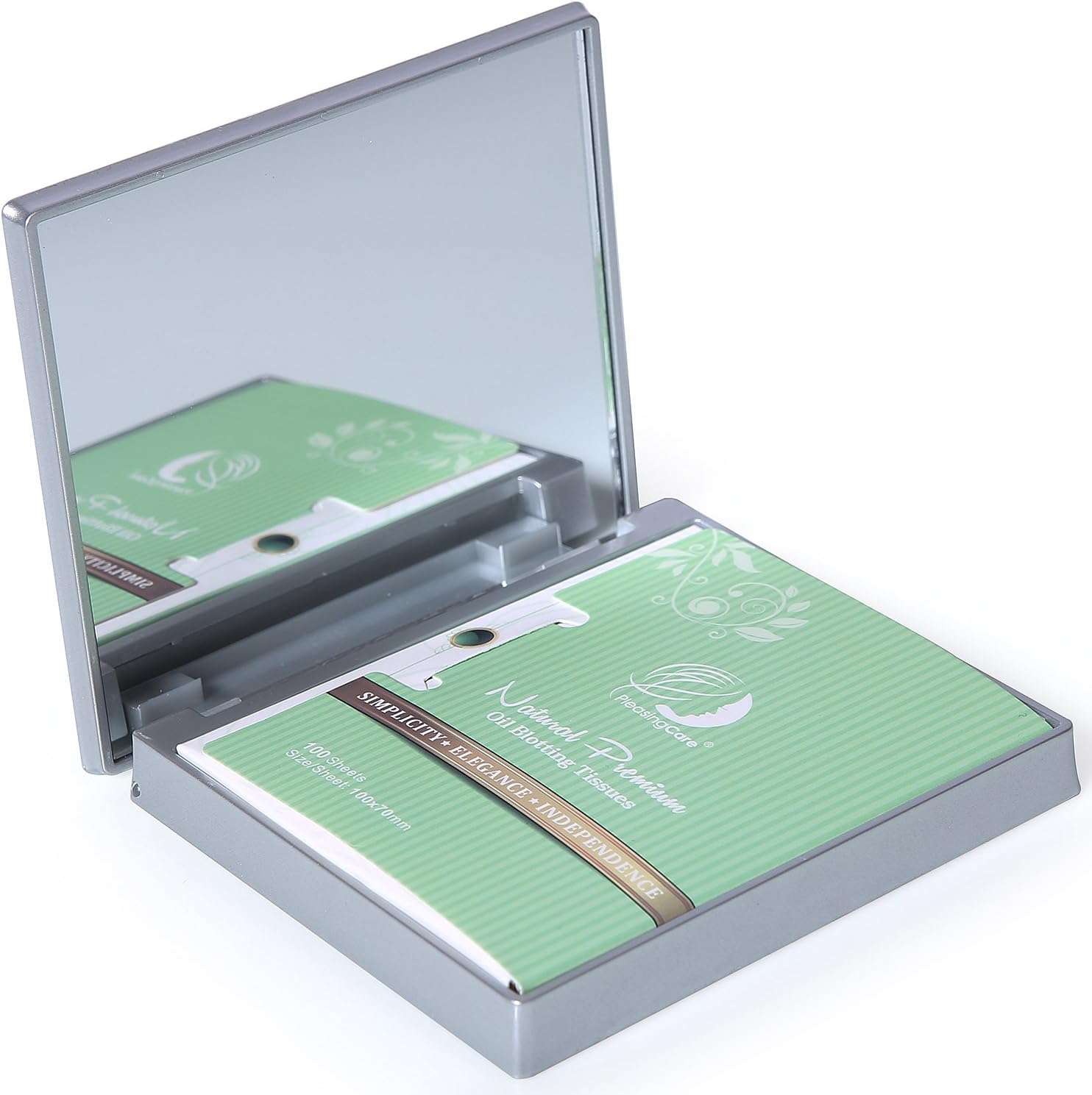Papel absorbente de grasa facial de papel fibra de bambu con estuche ...
