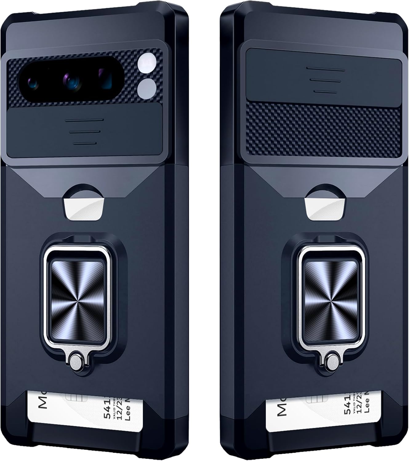 Amazon.com: 𝟐𝟎𝟐𝟒 𝗡𝗘𝗪 Google Pixel 8 Pro Case with Card Holder and Slide ...