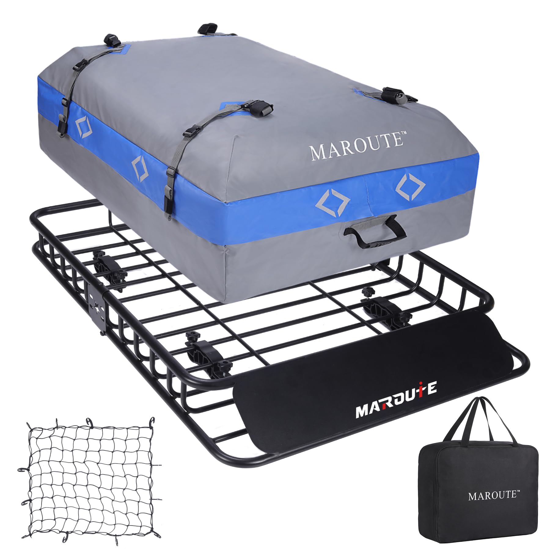 Amazon.com: STMHOM Universal Cargo Carrier Basket 51 x 36 Inch Rooftop ...