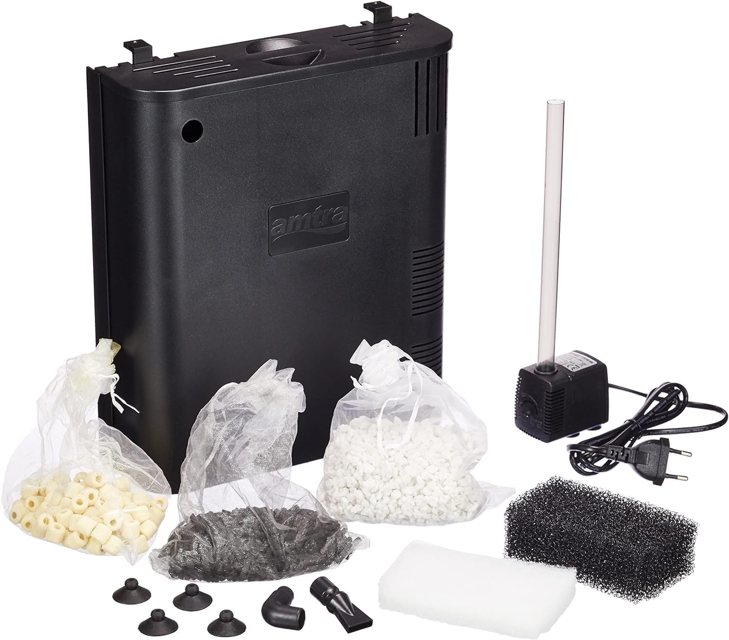 AMTRA FILTERING BOX BLACK 150 - Filtro interno biologico per acquari ...