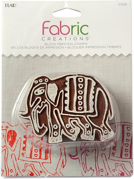 Amazon.com: Fabric Creations Block Printing Stamps, Medium Parade ...