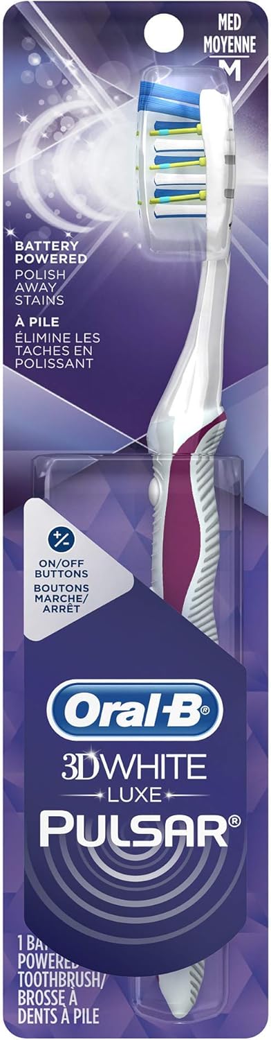 Oral-B Pulsar 3D White Medium Toothbrush : Amazon.ca: Health & Personal ...