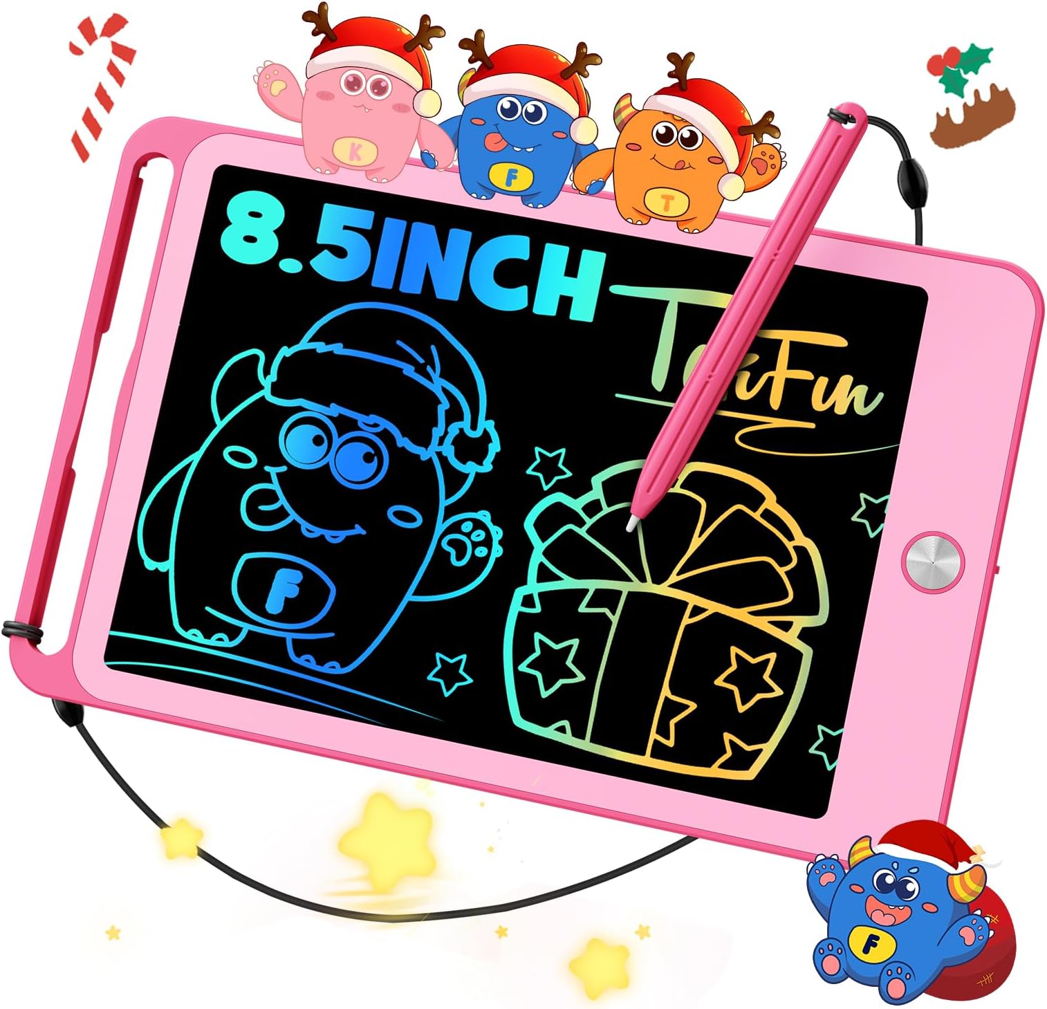 Amazon.com: TQU LCD Writing Tablet for Kids, 8.5 Inch Colorful Doodle ...