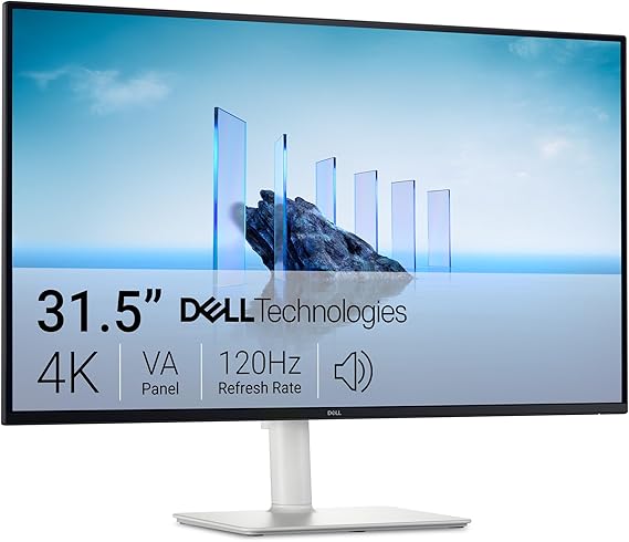 Dell 32 Plus Monitor - S3225QS, 4K UHD (3840x2160), 120Hz, VA, 4ms, AMD ...