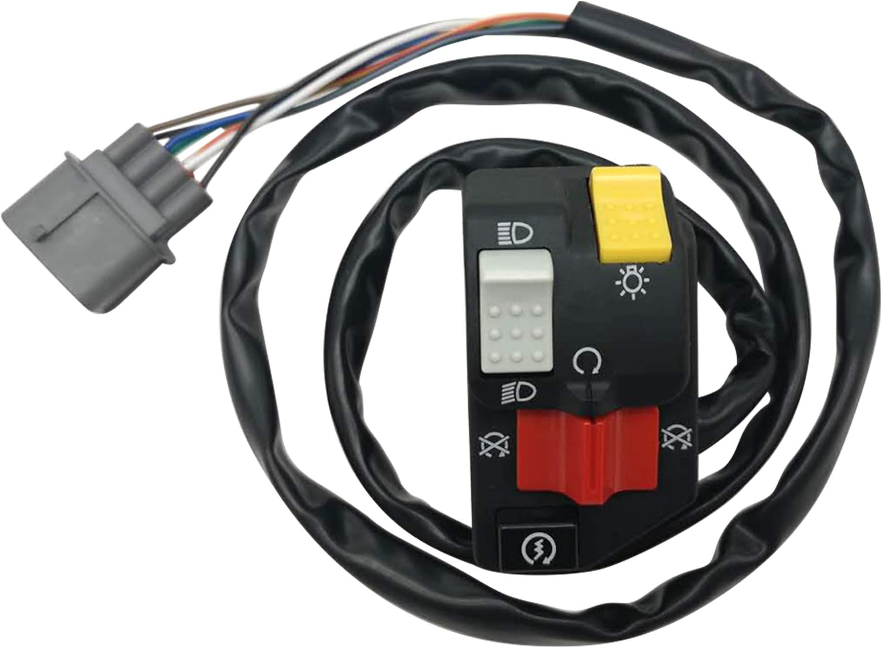 Amazon.com: M MATI Left Handlebar Start Stop Headlight Switch for Honda ...