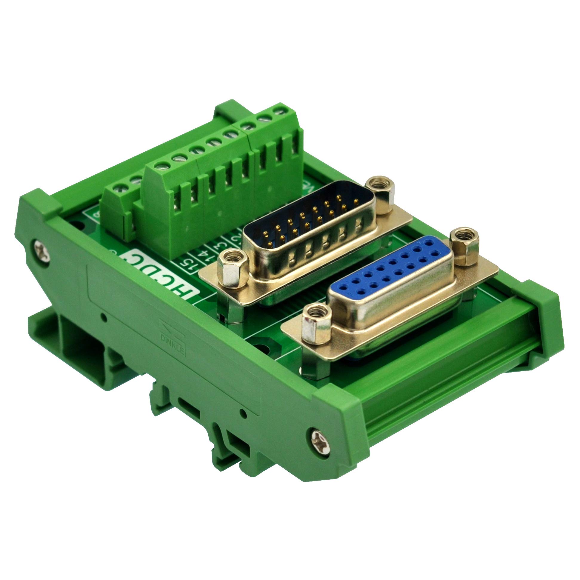 Snapklik.com : DIN Rail Mount D-SUB Male-Female Interface Module ...
