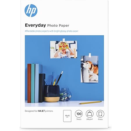 Epson C13S042548 10 x 15 cm Glossy Photo Paper (Pack of 100) : Amazon ...