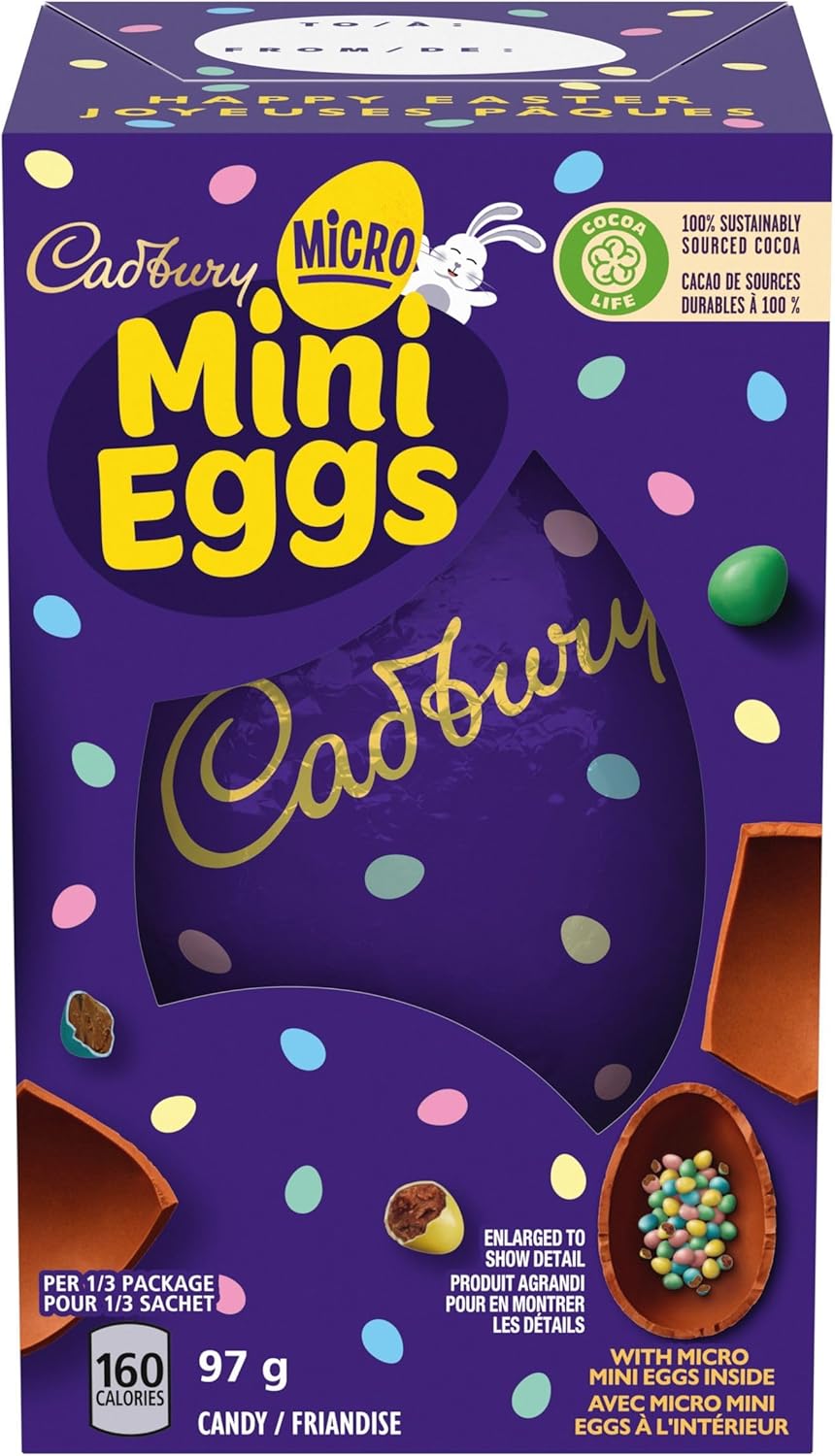 Cadbury Micro Mini Eggs Hollow Egg Easter, Easter Chocolatey Candy, the ...