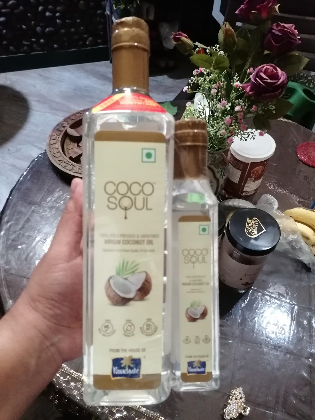 Coco Soul Cold Pressed Unrefined Virgin Coconut Oil | 60% MCT ...