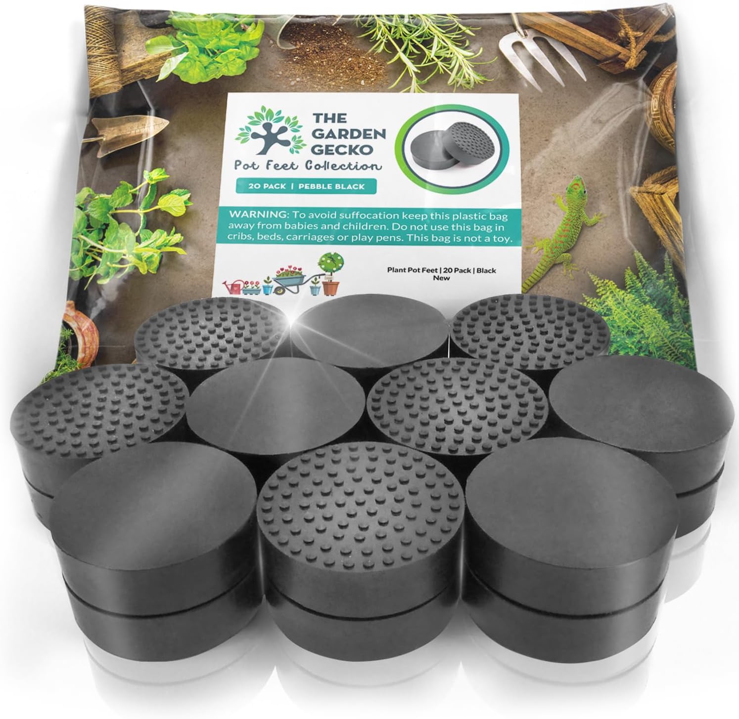 Amazon.com: Luckymeet Flower Pot Feet Animal Figures - Outdoor Planters ...