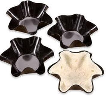 Amazon.com: Non-Stick Tortilla Shell Makers- Set of 4: Kitchen Tool ...