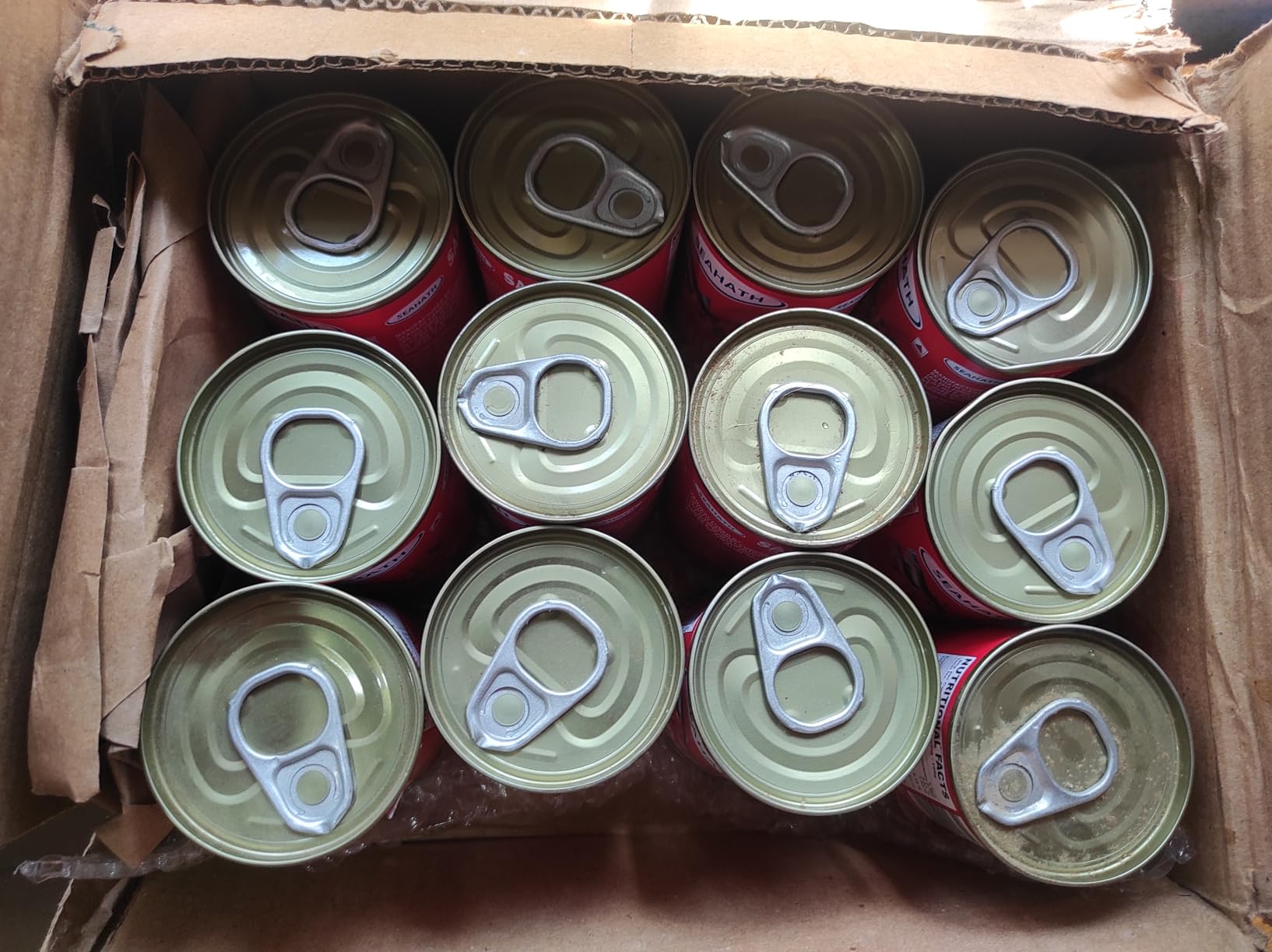 Seahath - Canned Sardines in Tomato Sauce, 155g (Pack of 12) : Amazon ...