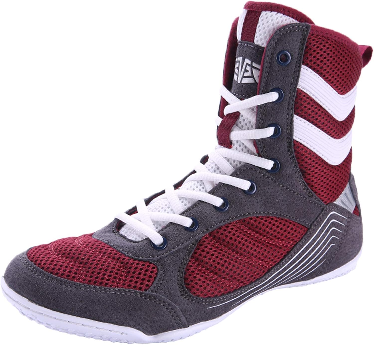 Amazon.com | DAMANDO Ladies High Top Boxing Shoes, Breathable Boxer ...